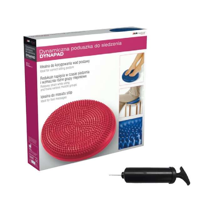 Dynamiczna poduszka do ćwiczeń i siedzenia Dynapad + POMPKA GRATIS ...