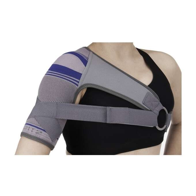 Orteza stawu barkowego - tutor z oddychającej dzianiny + system pasów ...