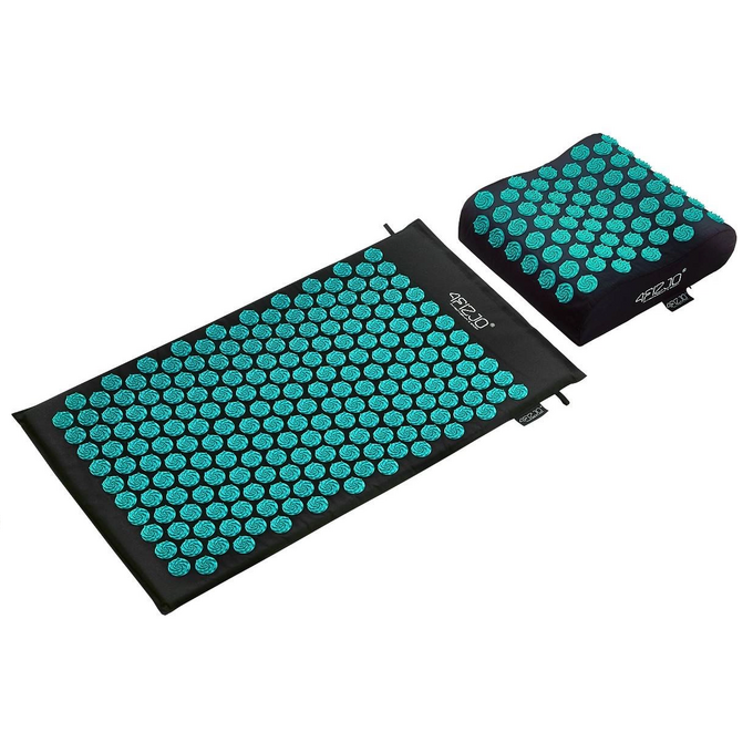 Zestaw do akupresury mata + poduszka z technologią Spinning Spikes i ...