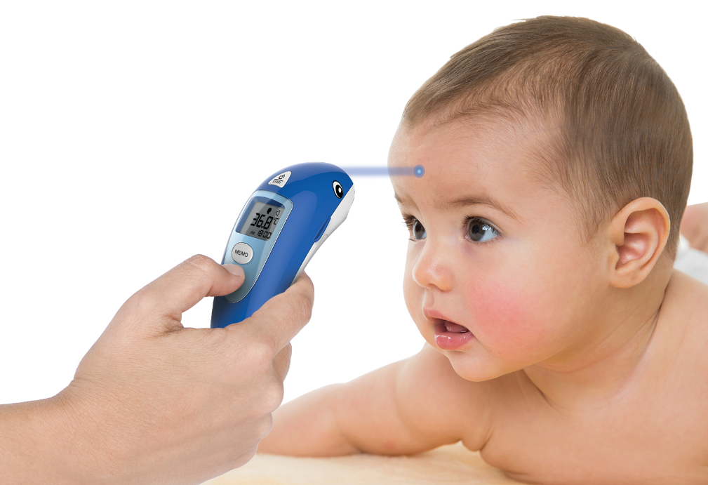 Elektroniczny termometr bezdotykowy Delfinek - precyzyjny pomiar ...