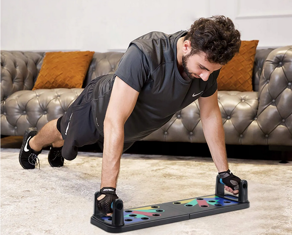 Platforma do pompek z wygodnymi uchwytami - deska typu Push do treningu ...