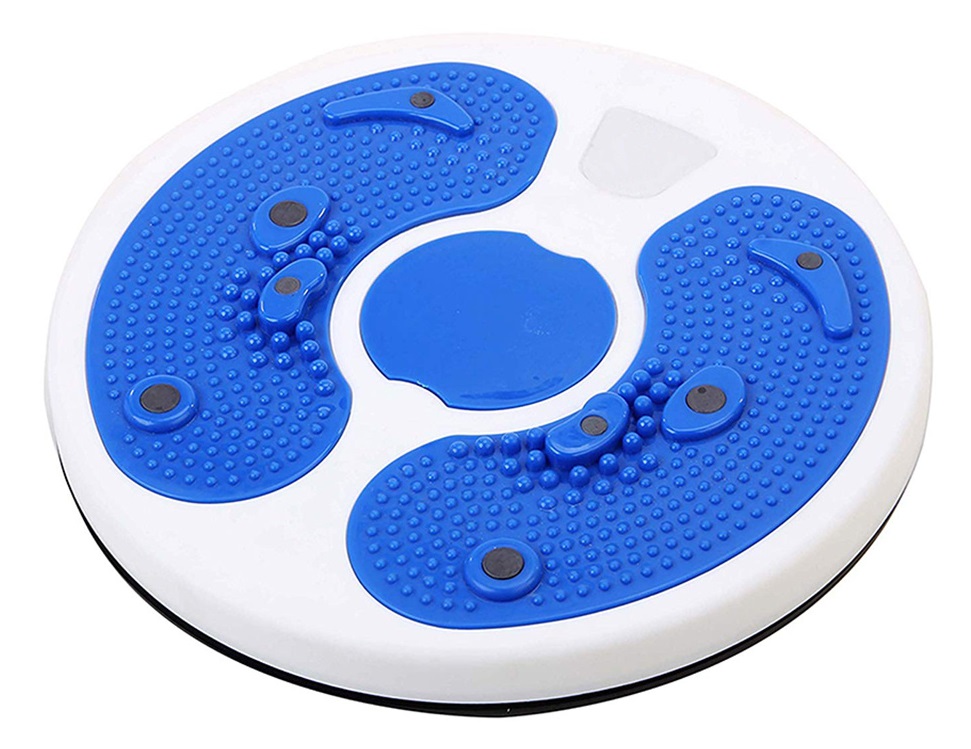 Twister obrotowy z linkami do ćwiczeń ogólnorozwojowych - masażer do stóp z magnesami - poprawa ...