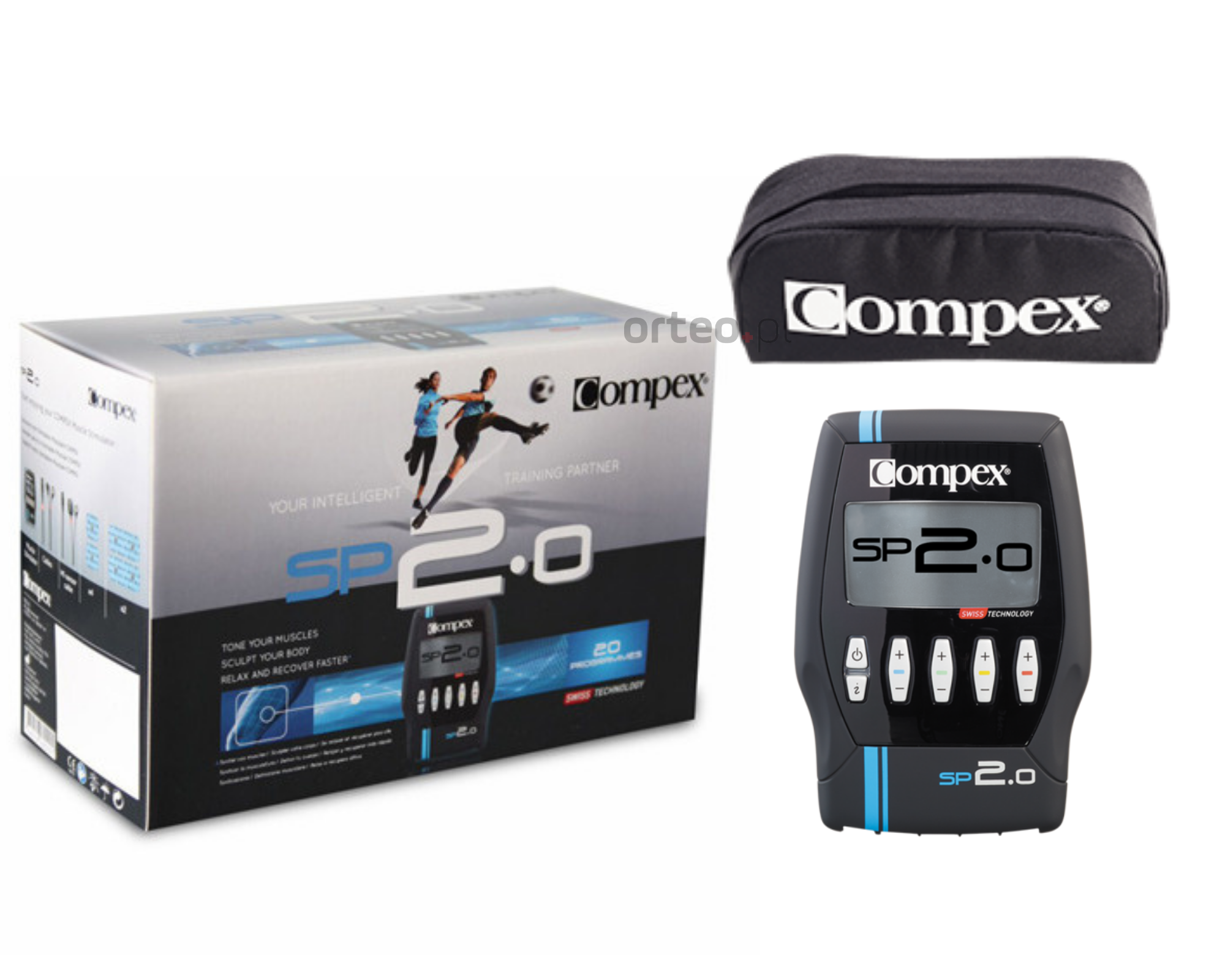 Sportowy elektrostymulator mięśni + leczenie bólu TENS, fitness i ...