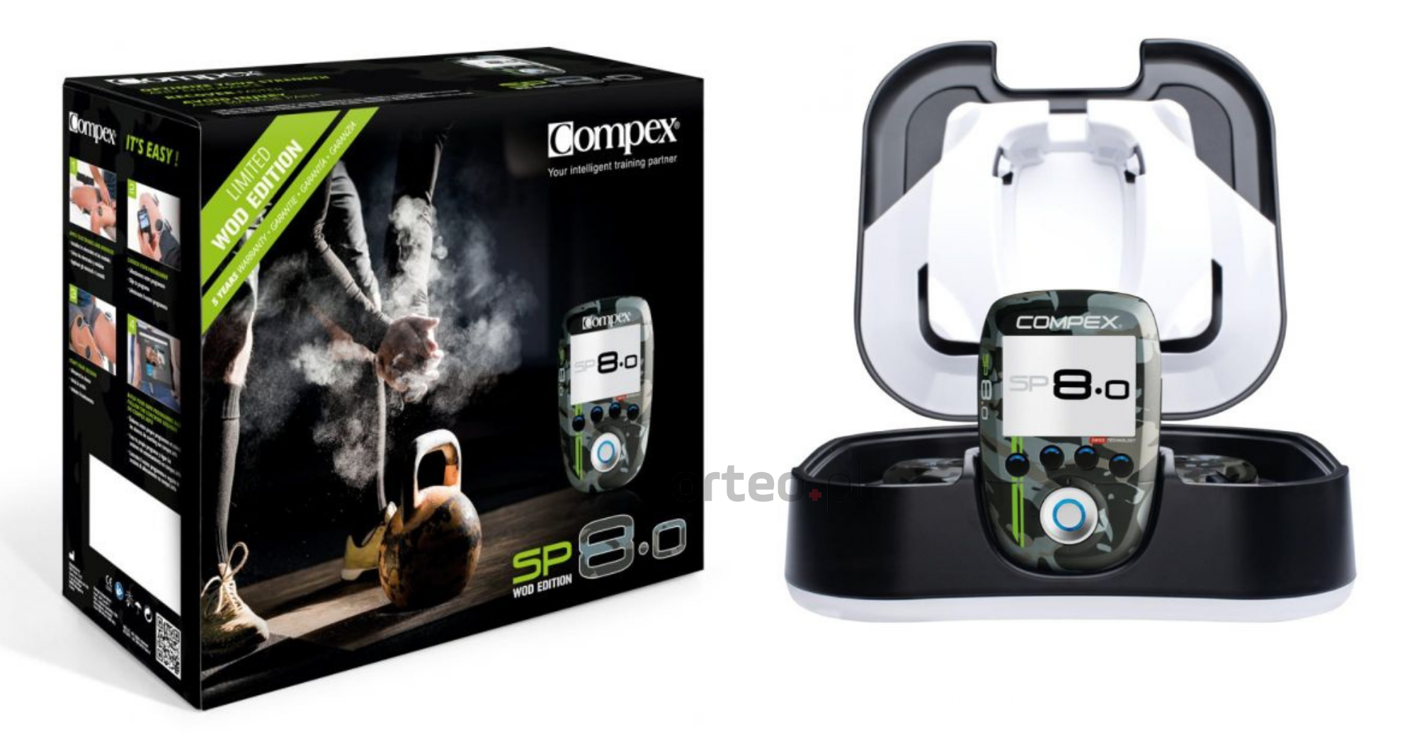 PRO Sportowy, bezprzewodowy elektrostymulator mięśni + leczenie bólu ...