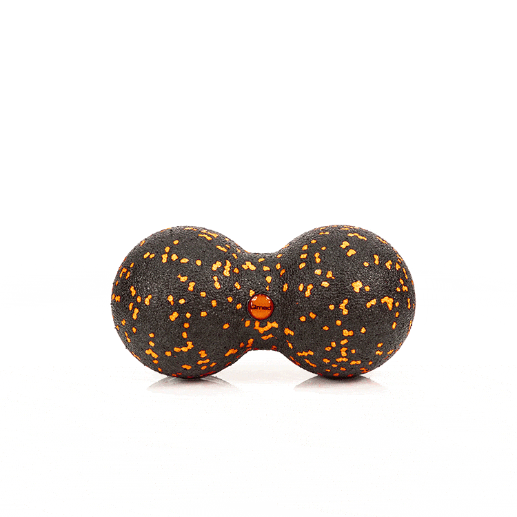 Atestowana podwójna piłka rehabilitacyjna DUO-ROLL do masażu i terapii ...